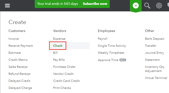 Barbara Johnson Blog How To Write And Print Checks In QuickBooks Online